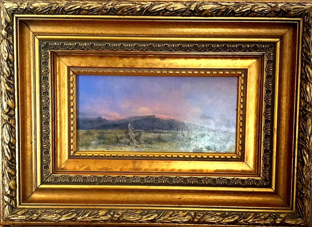 L/a Zem Zembik, Las Vegas Legend, Tonopah Hwy Oil on Canvas Board ...