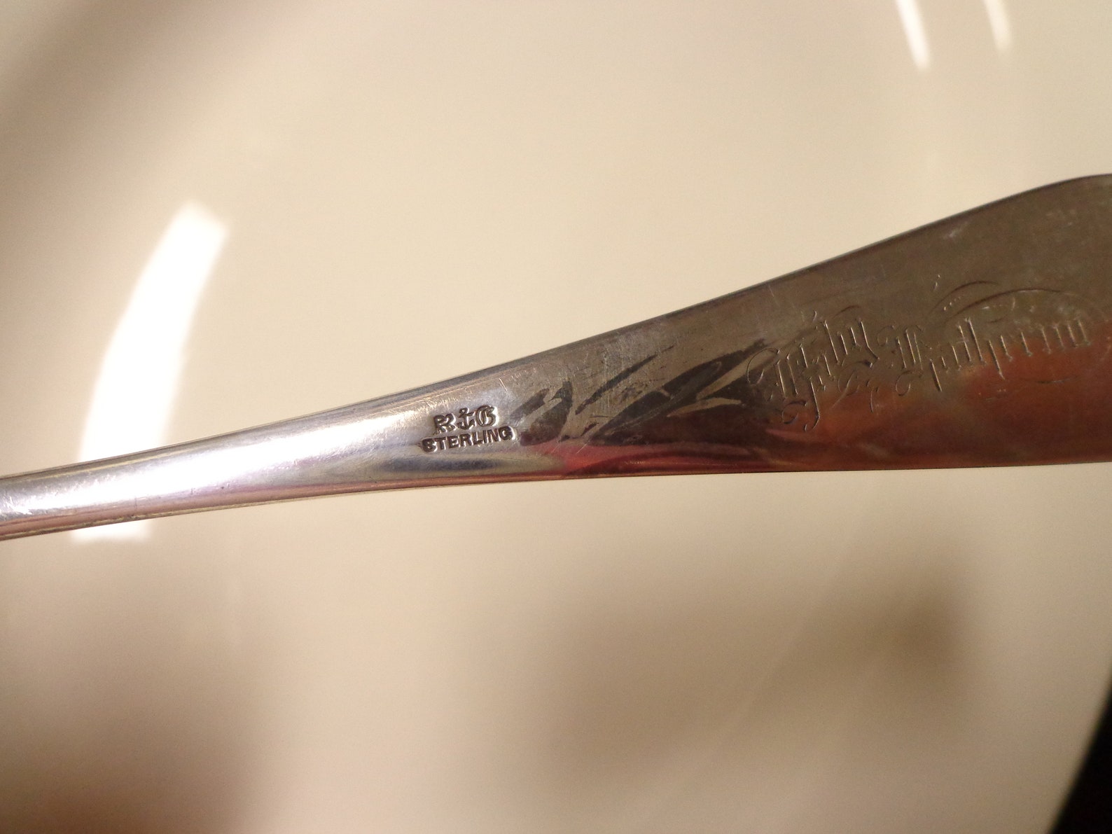 Antique Sterling Silver Fork Monogrammed and Dated May 2 1888 | Etsy