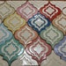 Arabesque Tile Mural for Kitchen Backsplash Handmade Relief - Etsy