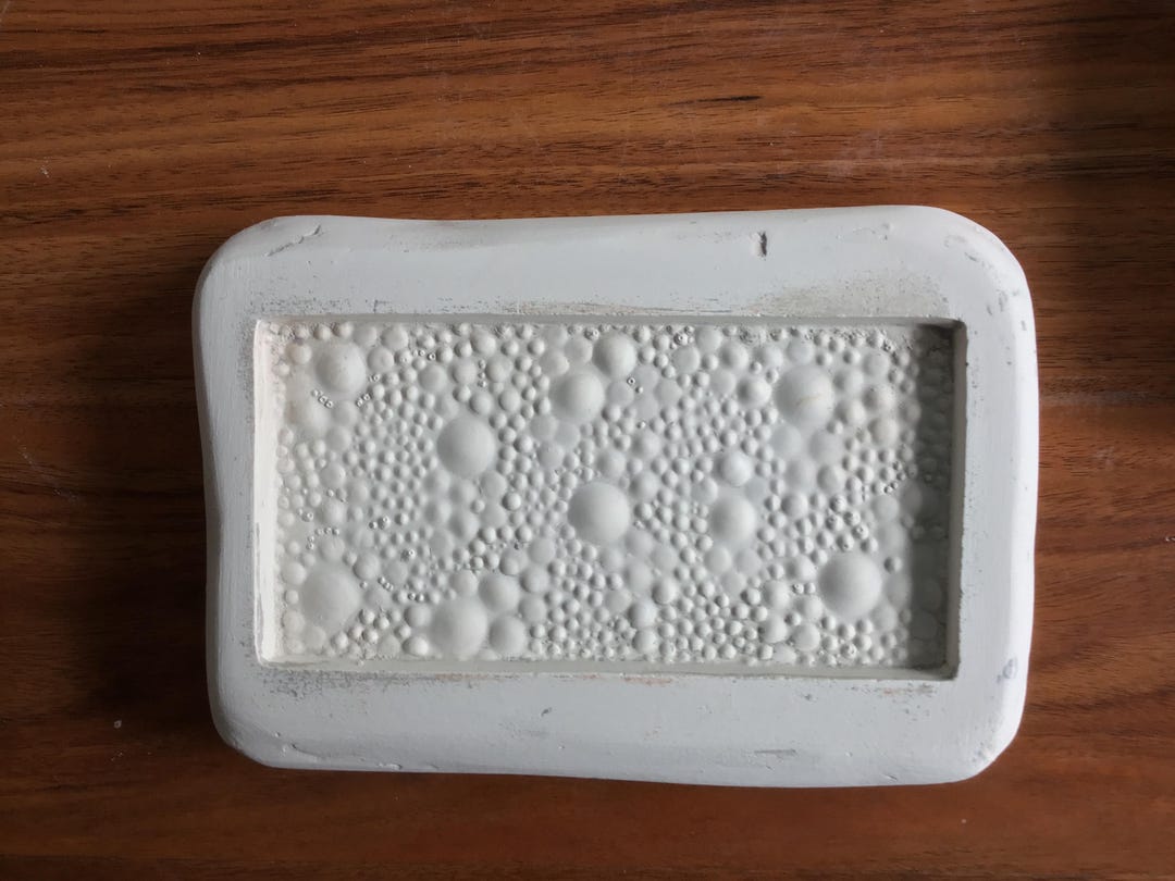 1 Plaster Mold for Making a 3x6 Bubbles in Water Tile - Etsy