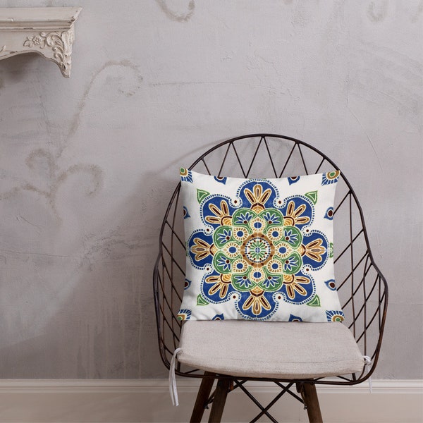 Mandala Pillow - Etsy