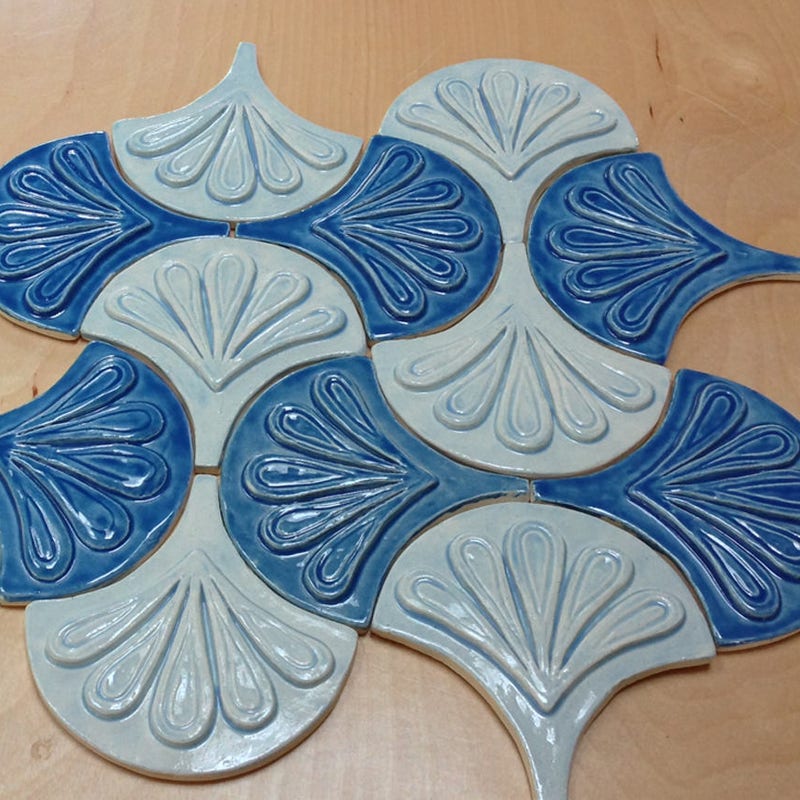 Moroccan Fish Scale Tile - Etsy