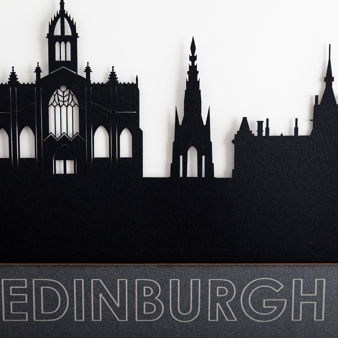 Edinburgh Skyline Silhouette Papercut Art - Etsy UK