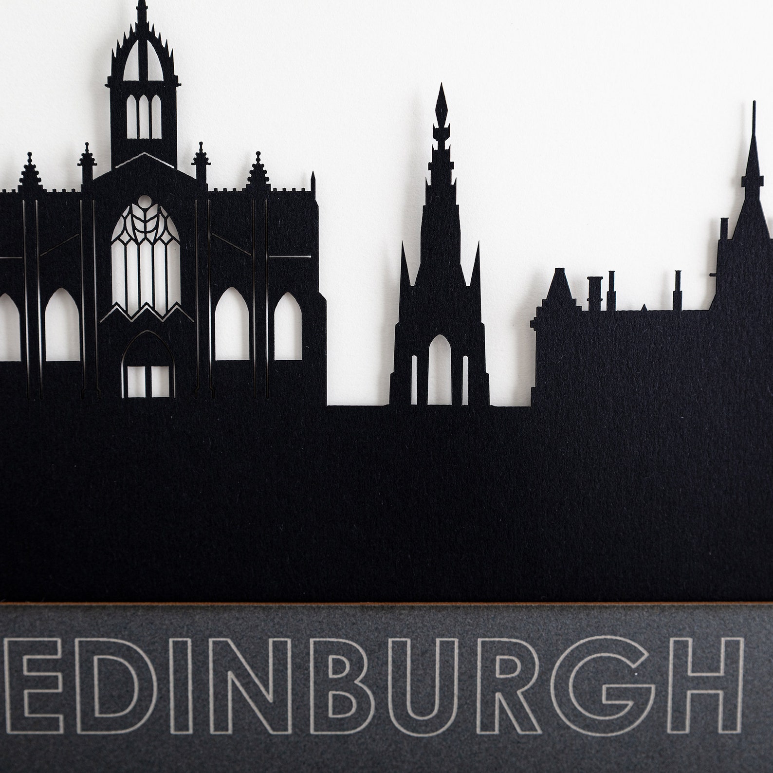 Edinburgh Skyline Silhouette Papercut Art - Etsy UK