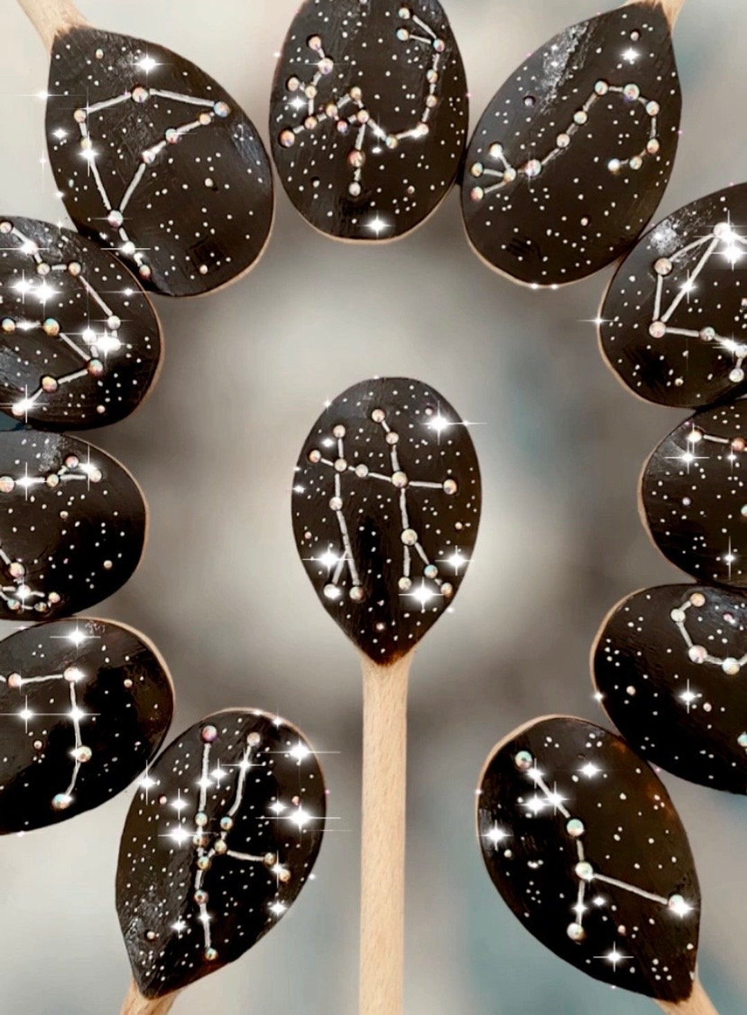 Gemini Accent Spoon, Constellation Spoon, Zodiac, Kitchen Accent, Ready ...