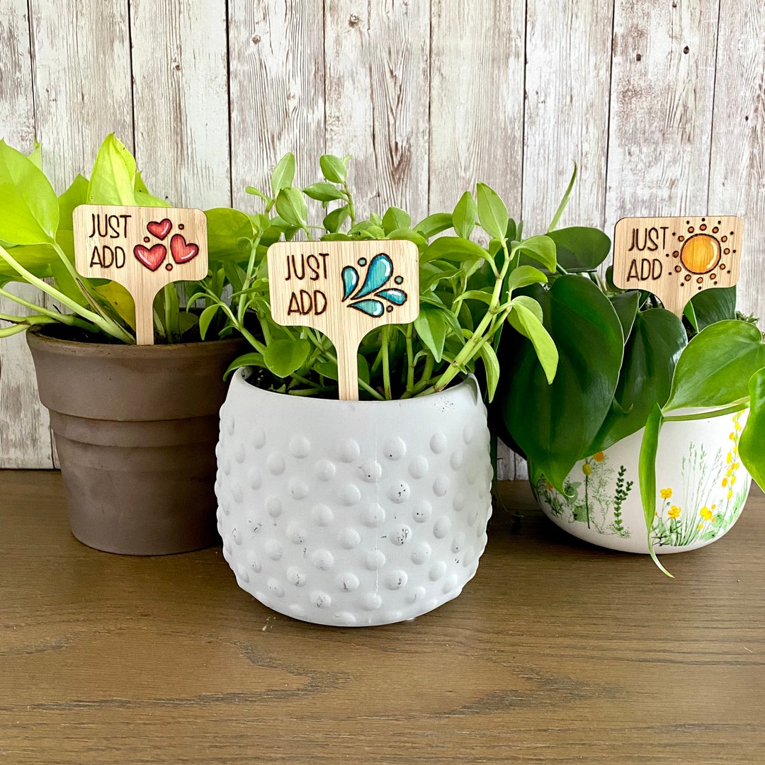 Custom Plant Markers, Indoor Gardening, Plant Decor, House Plant Decor ...