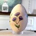 Custom Woodburned Wildflower Easter Egg, Easter Decorations - Etsy
