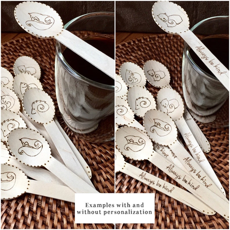 Custom ASL Sign Language I Love You, STIR SPOONS, Coffee, Woodburned ...