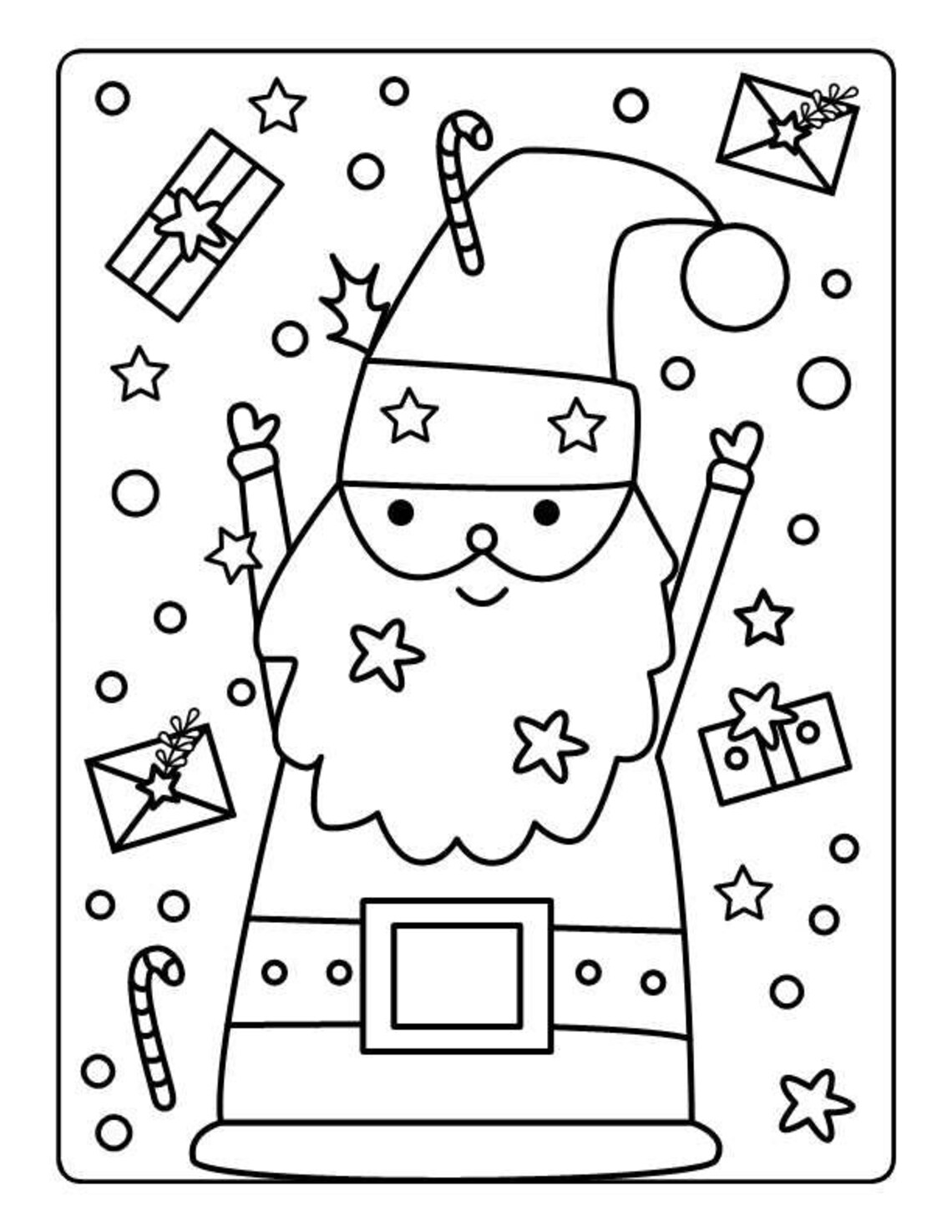 Christmas Coloring Pages for Kids - Winter Scenes, Santa, and Others ...