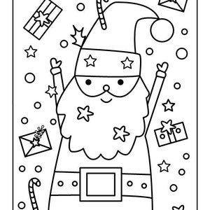 Christmas Coloring Pages for Kids - Winter Scenes, Santa, and Others ...