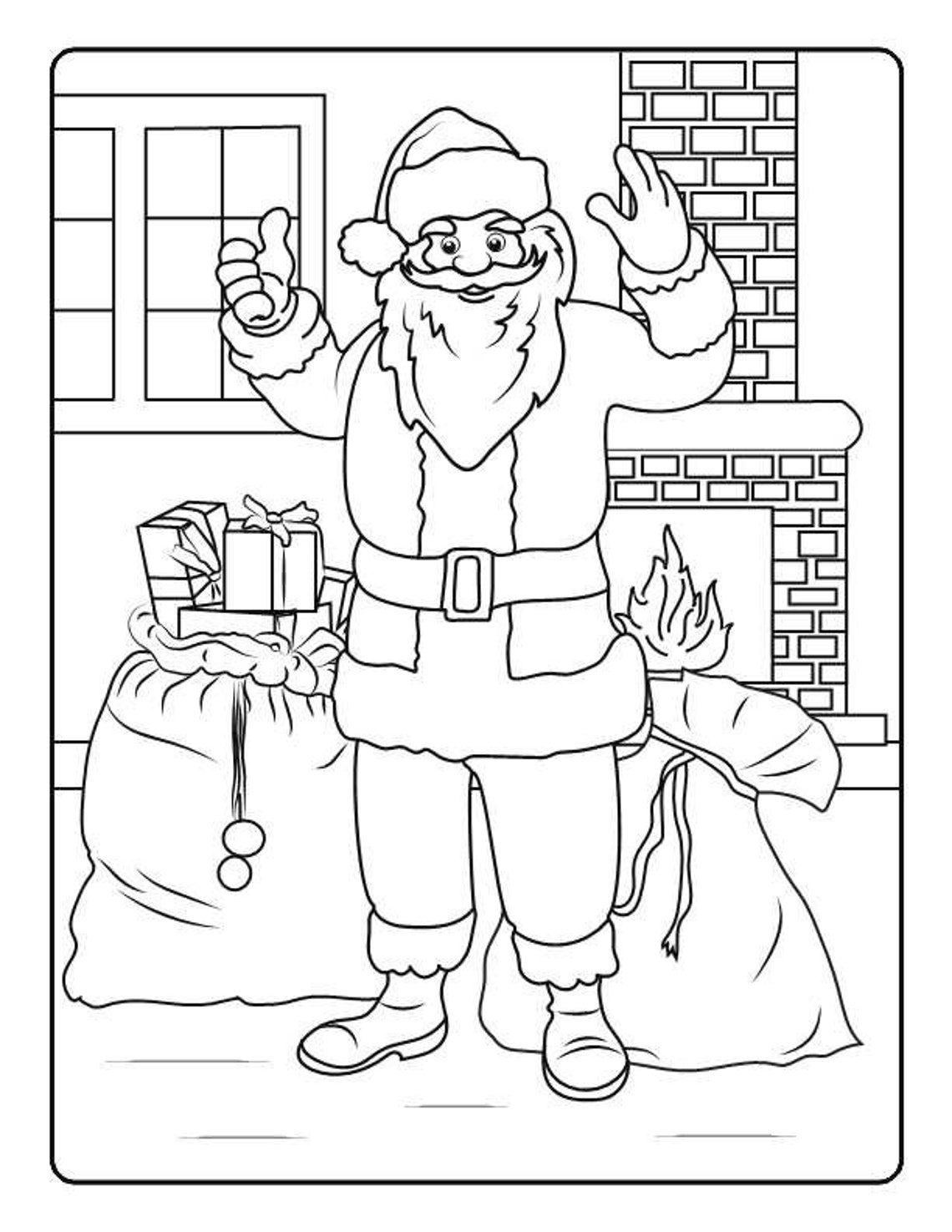 Christmas Coloring Pages for Kids - Winter Scenes, Santa, and Others ...
