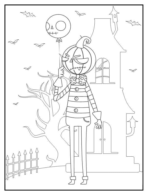 Halloween Coloring Pages for Children - Creepy, Spooky & Kid Friendly ...