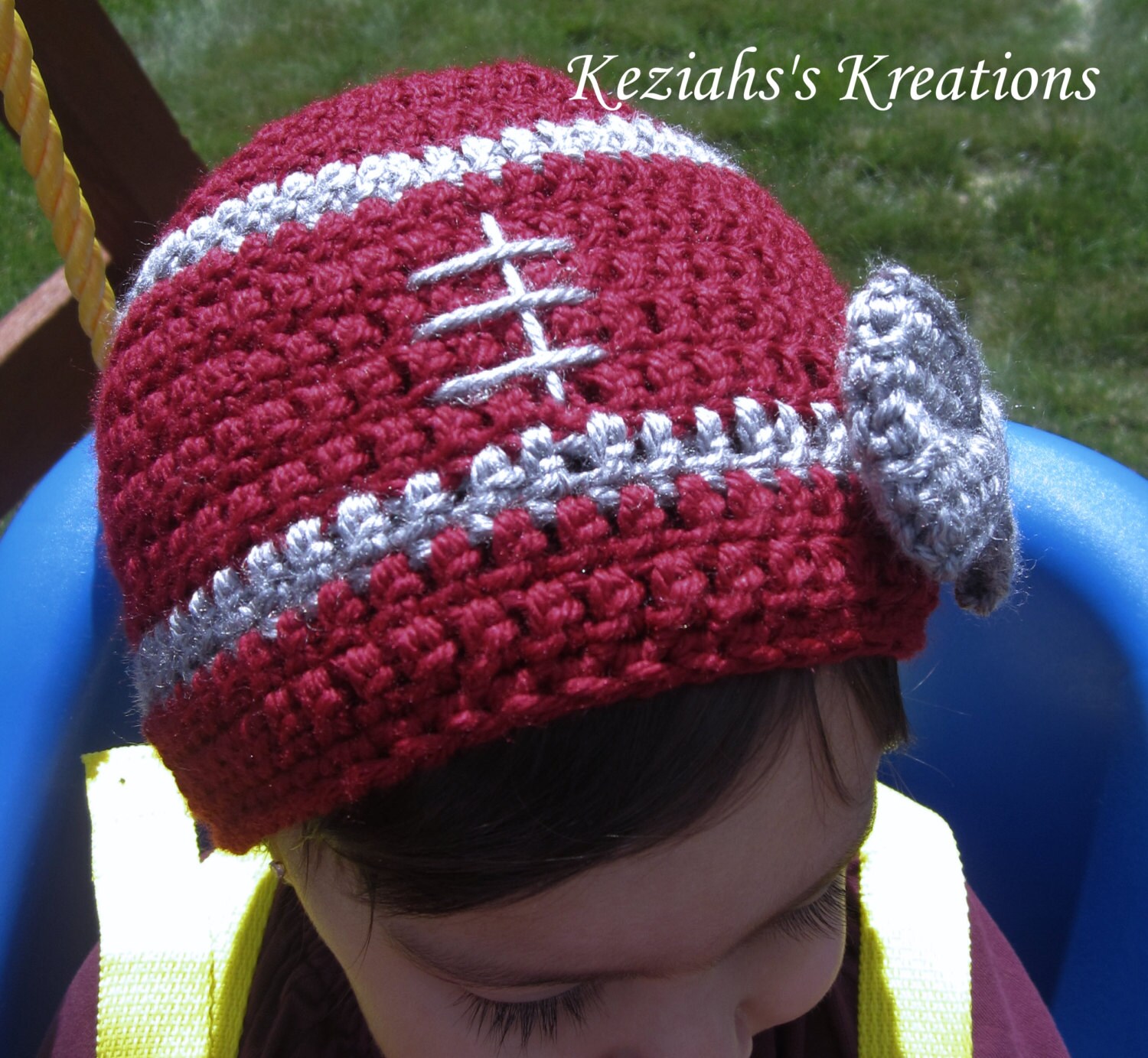 Ohio State Crochet Beanie Hat OSU Football Hat OSU Baby Sport College ...