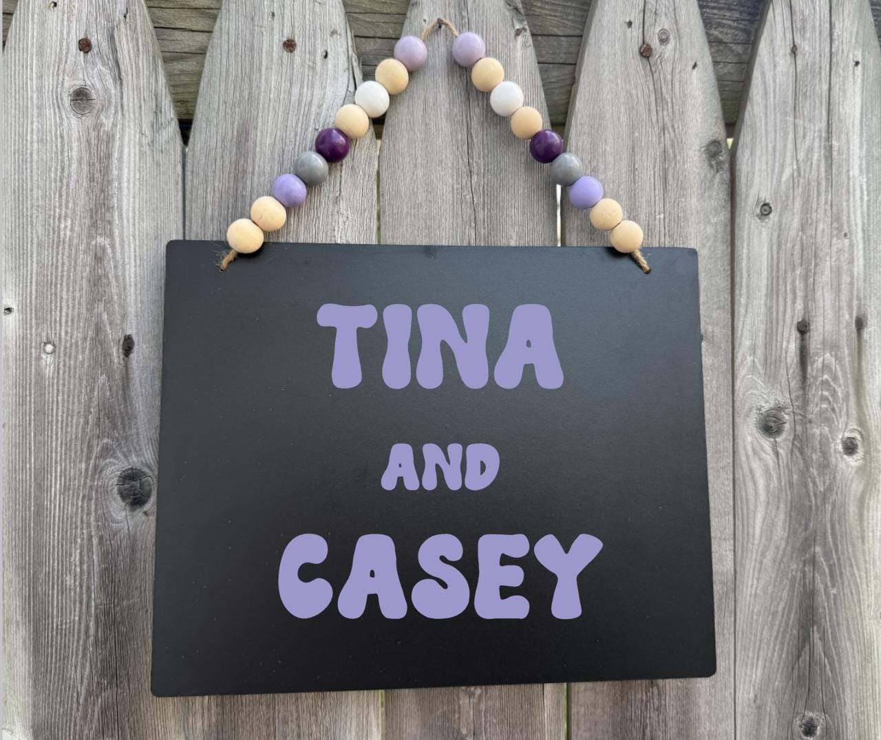 Beaded Dorm Sign, Custom Door Sign, Personalized Sign for College, Dorm ...