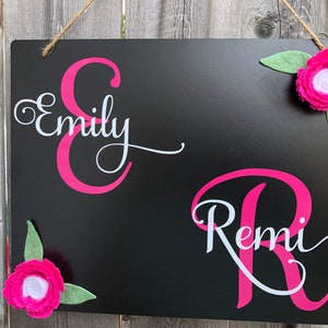Dorm Room Name Sign, Roomates Name Sign, College Dorm, Suite Mates Sign ...