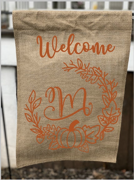 Personalized Pumpkin Garden Flag Customized Fall Garden Flag | Etsy