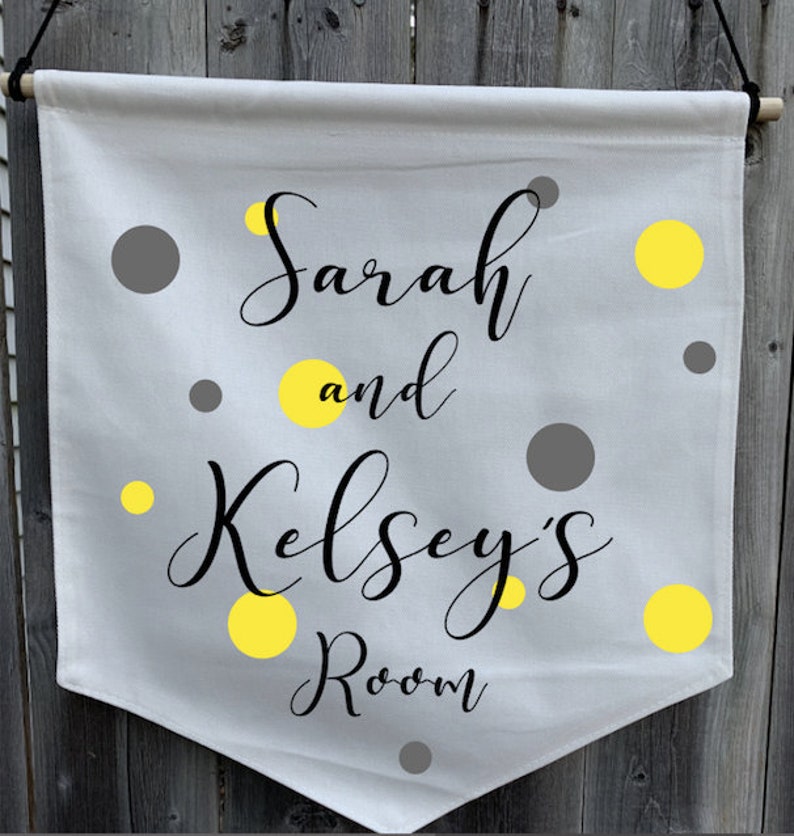 Hanging Dorm Room Banner Roommate Banner Personalized Dorm - Etsy