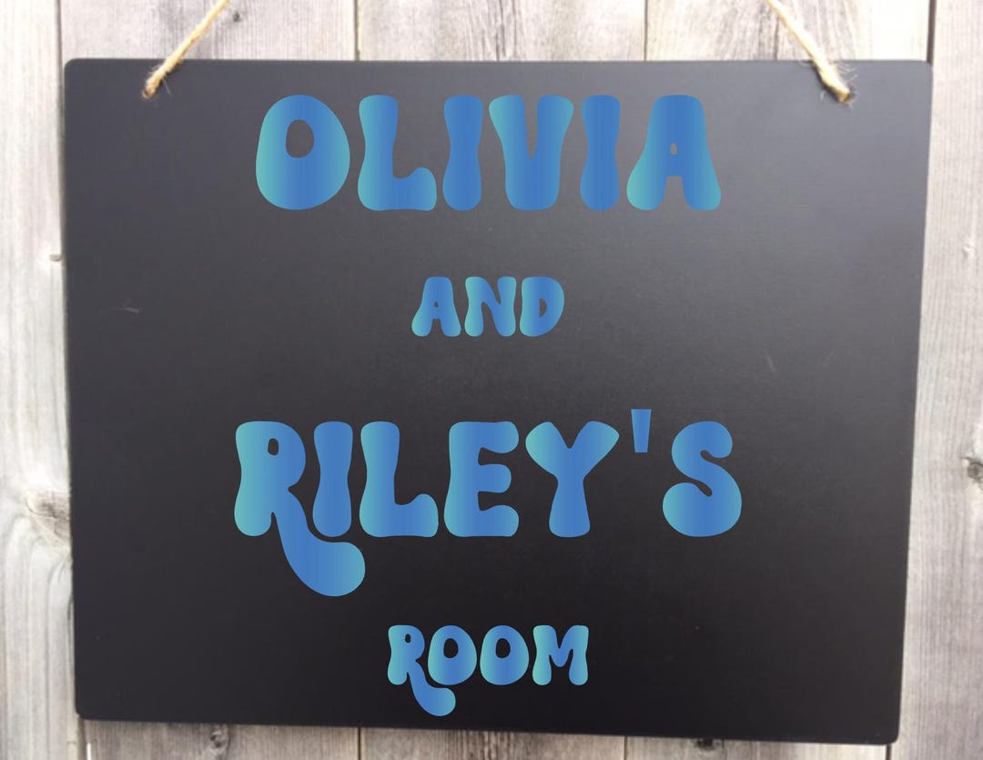 Dorm Room Name Sign, Roomates Name Sign, Retro, College Dorm, Suite ...