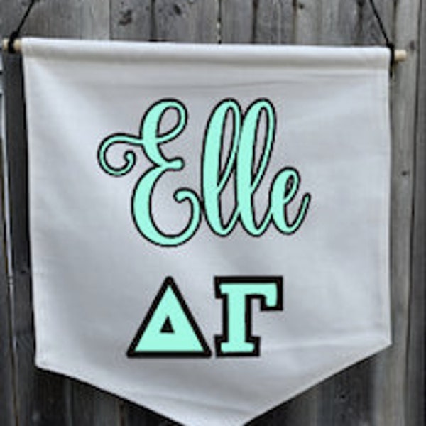 Sorority Banner - Etsy