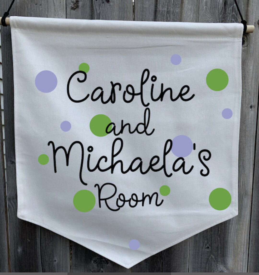 Hanging Dorm Room Banner, Roommate Banner, Personalized Dorm Room Sign ...