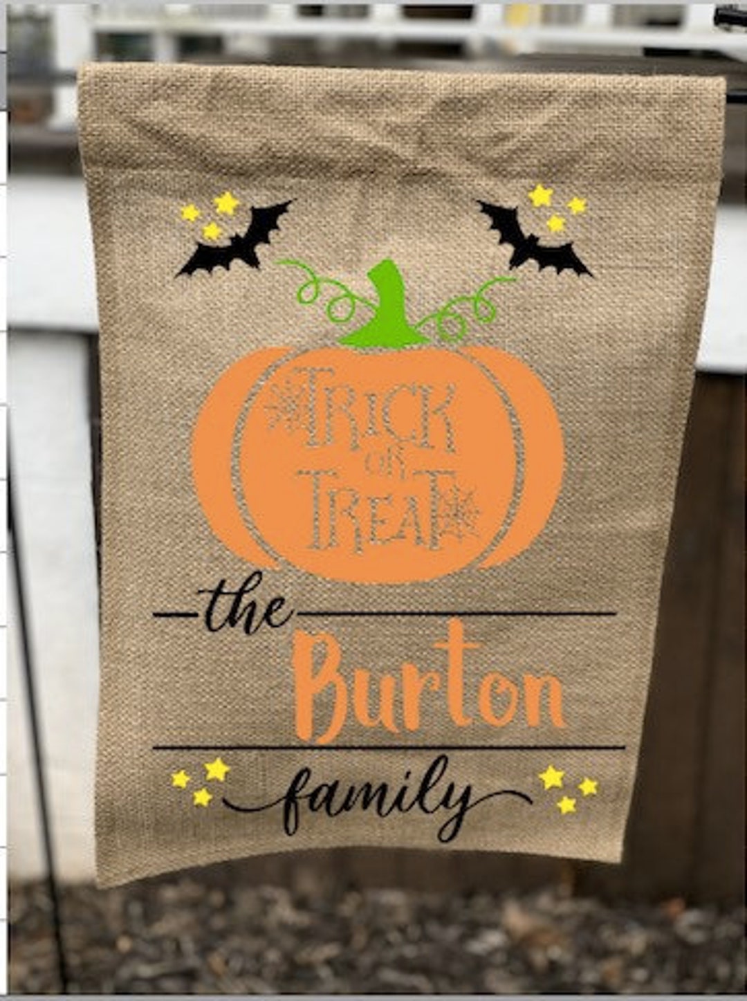 Pumpkin Flag Halloween Flag Personalized Halloween Flag Halloween ...