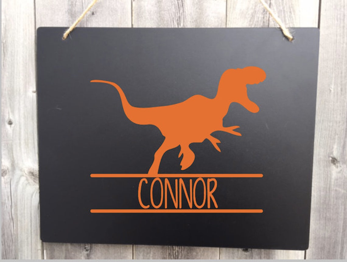 Personalized Dinosaur Room Name Sign Boys Room Sign Boys | Etsy