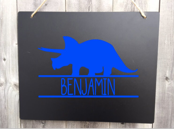 Personalized Dinosaur Room Name Sign Boys Room Sign Boys | Etsy