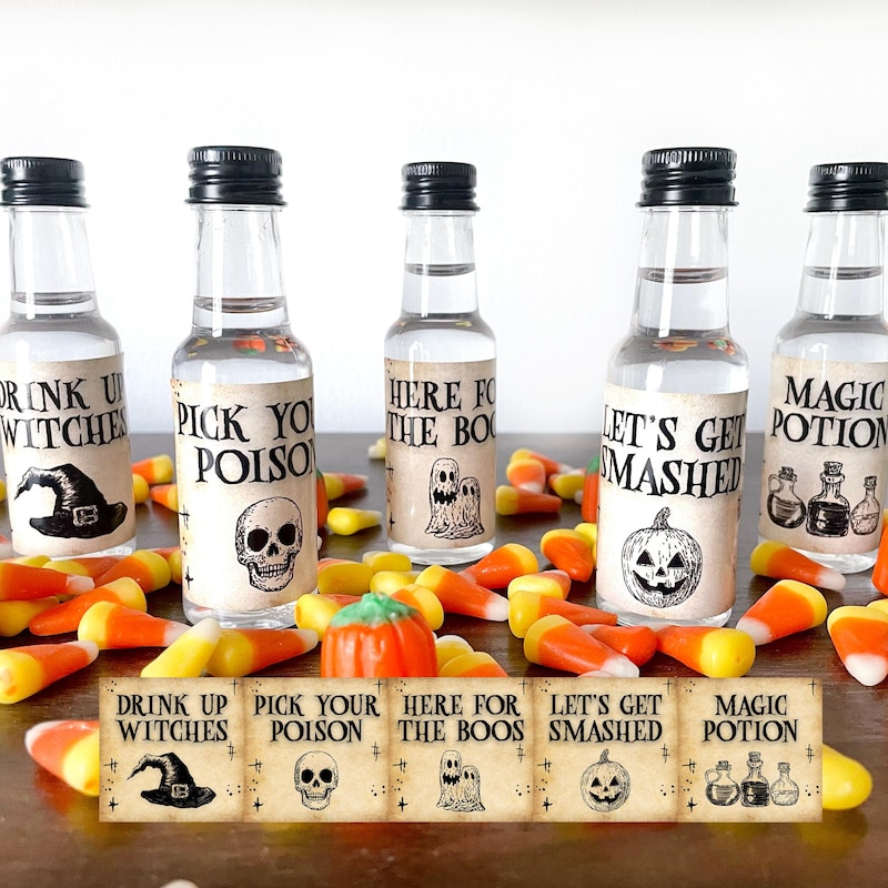 Mini Potion Bottle Labels - Etsy