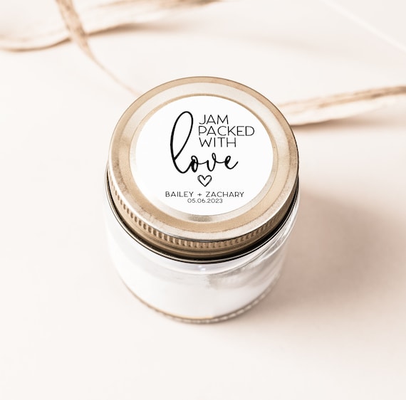 Jam Wedding Favor Stickers 27 Jam Labels Ideas | Jam Label, Wedding