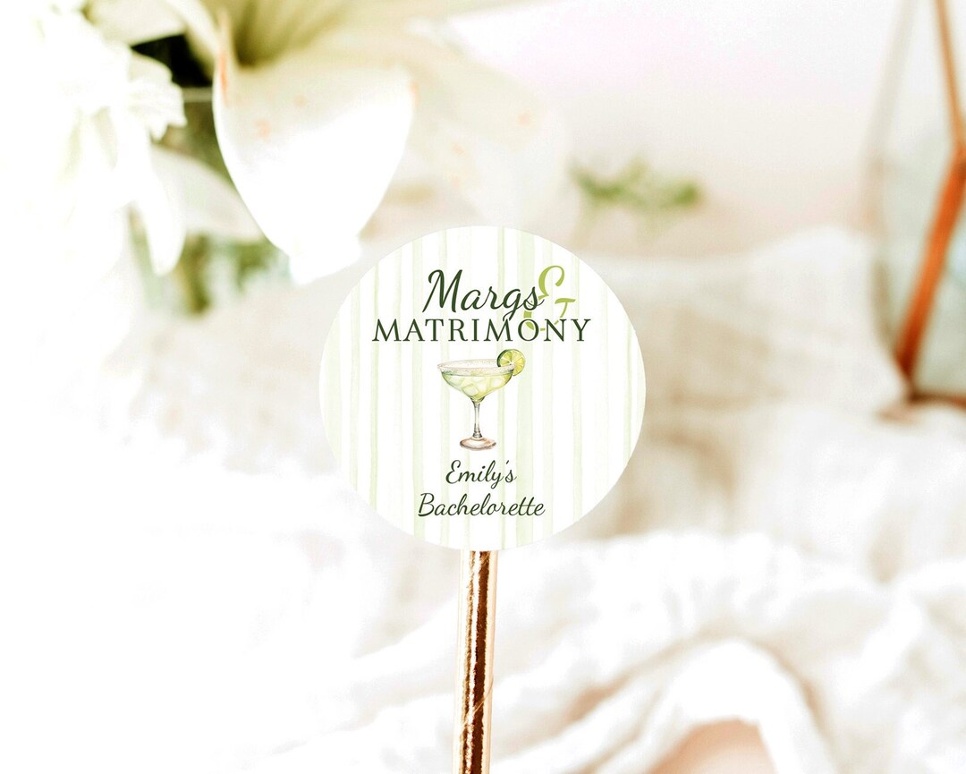 Margs & Matrimony Stickers, Bachelorette Party, Hangover Kit Bags and ...