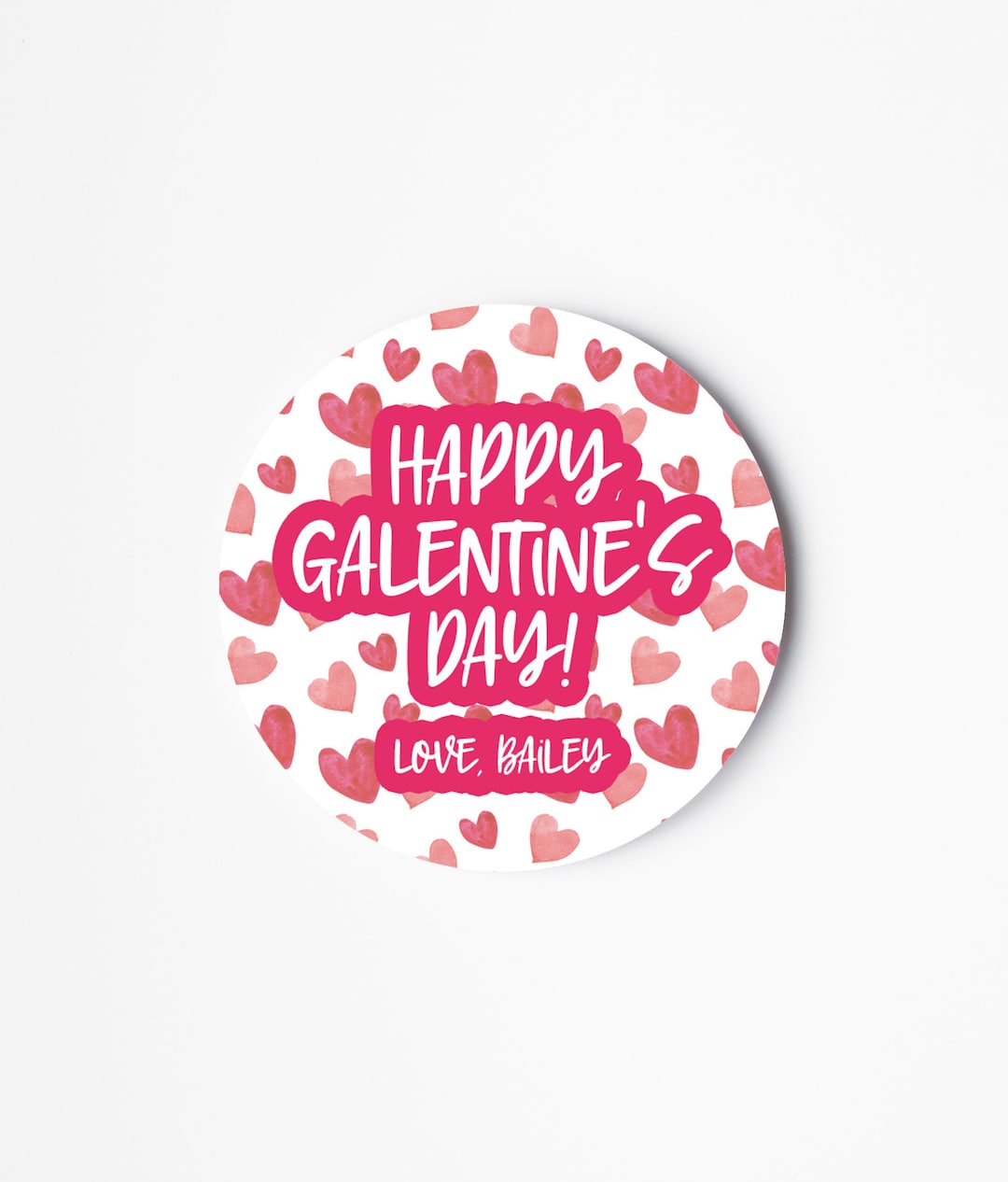 Galentine's Day Stickers: Party Favor Labels, 2" Round (set of 20) - Etsy