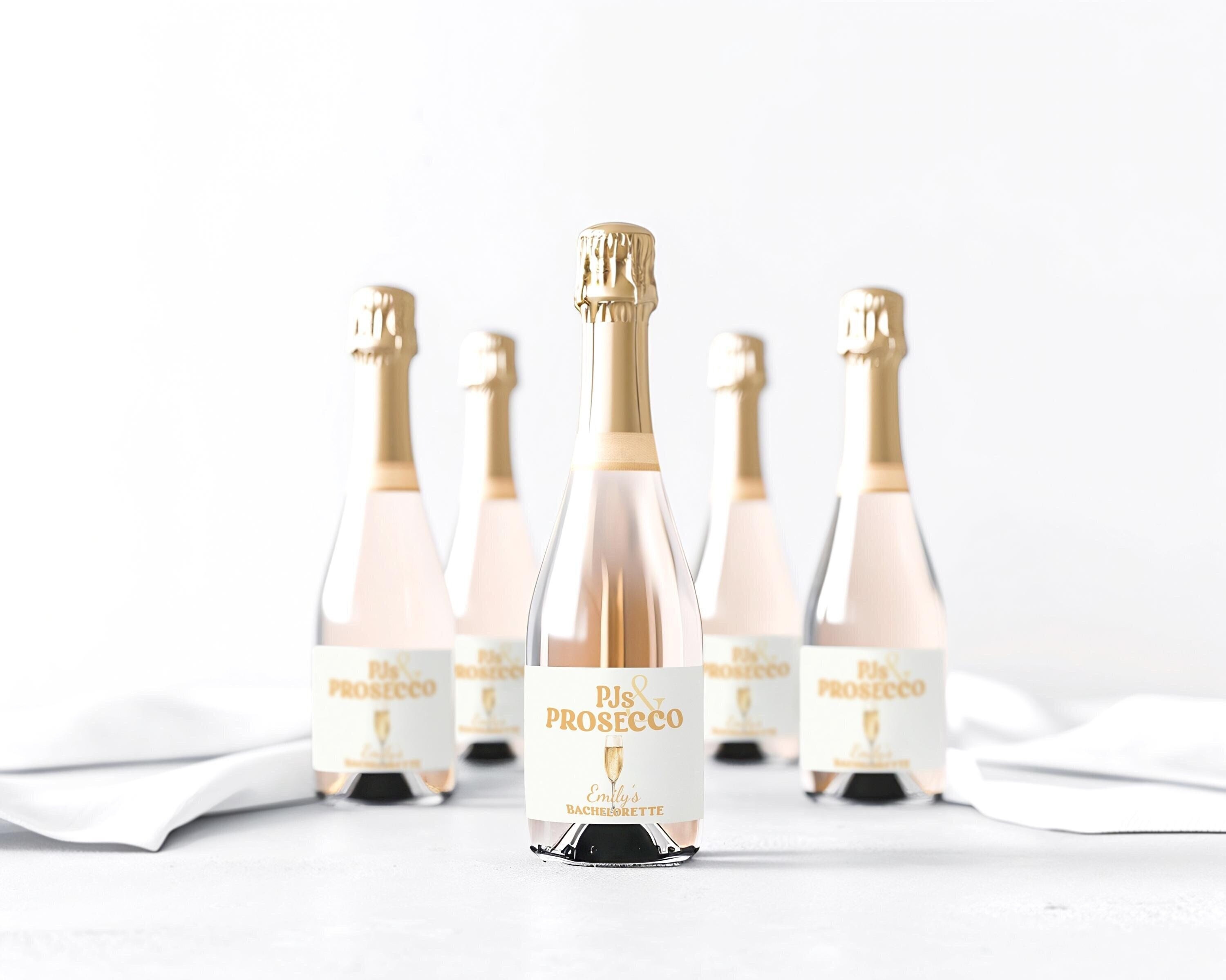 Pjs & Prosecco Mini Champagne/prosecco Labels, Bachelorette Party ...