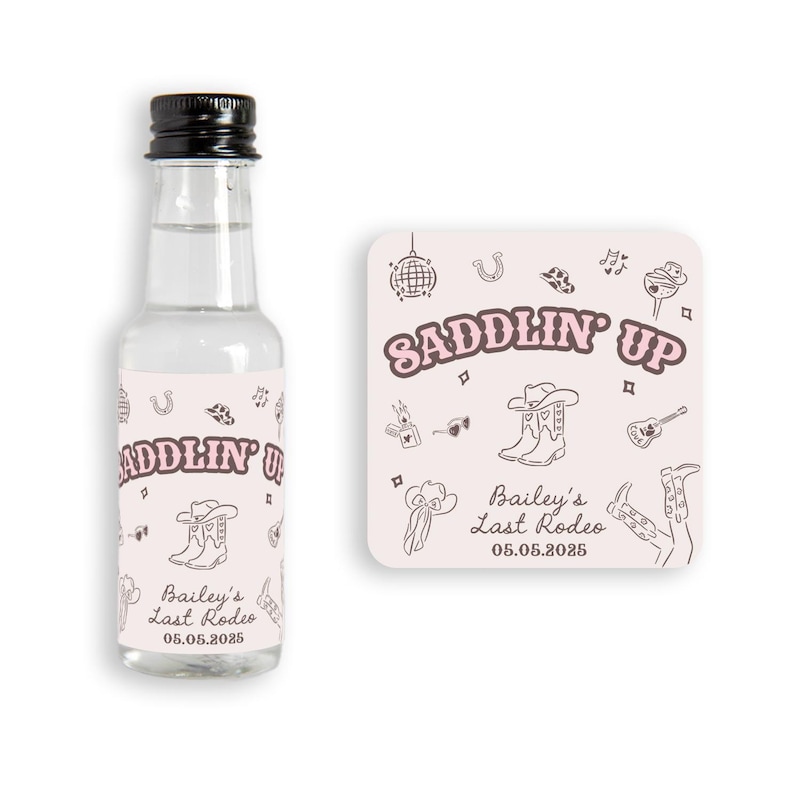 Last Rodeo Alcohol Labels - Etsy