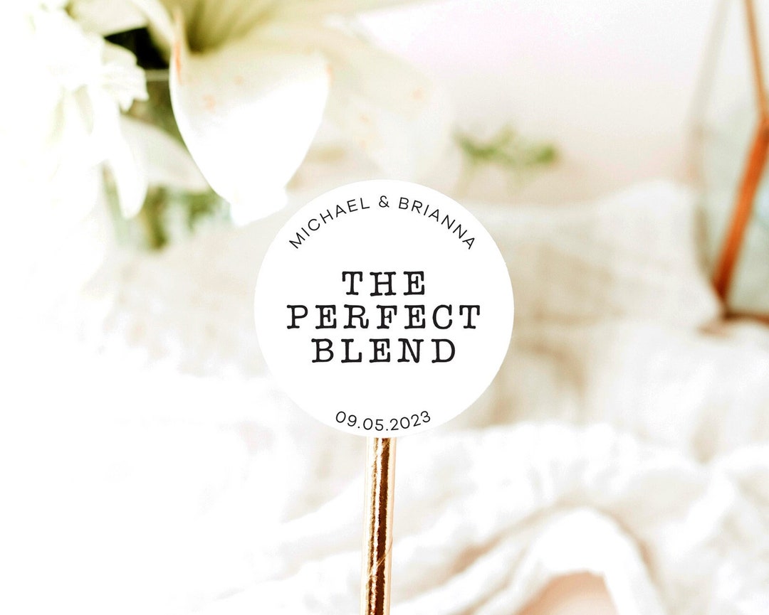 The Perfect Blend Stickers, Coffee Stickers, Tea Stickers - Etsy