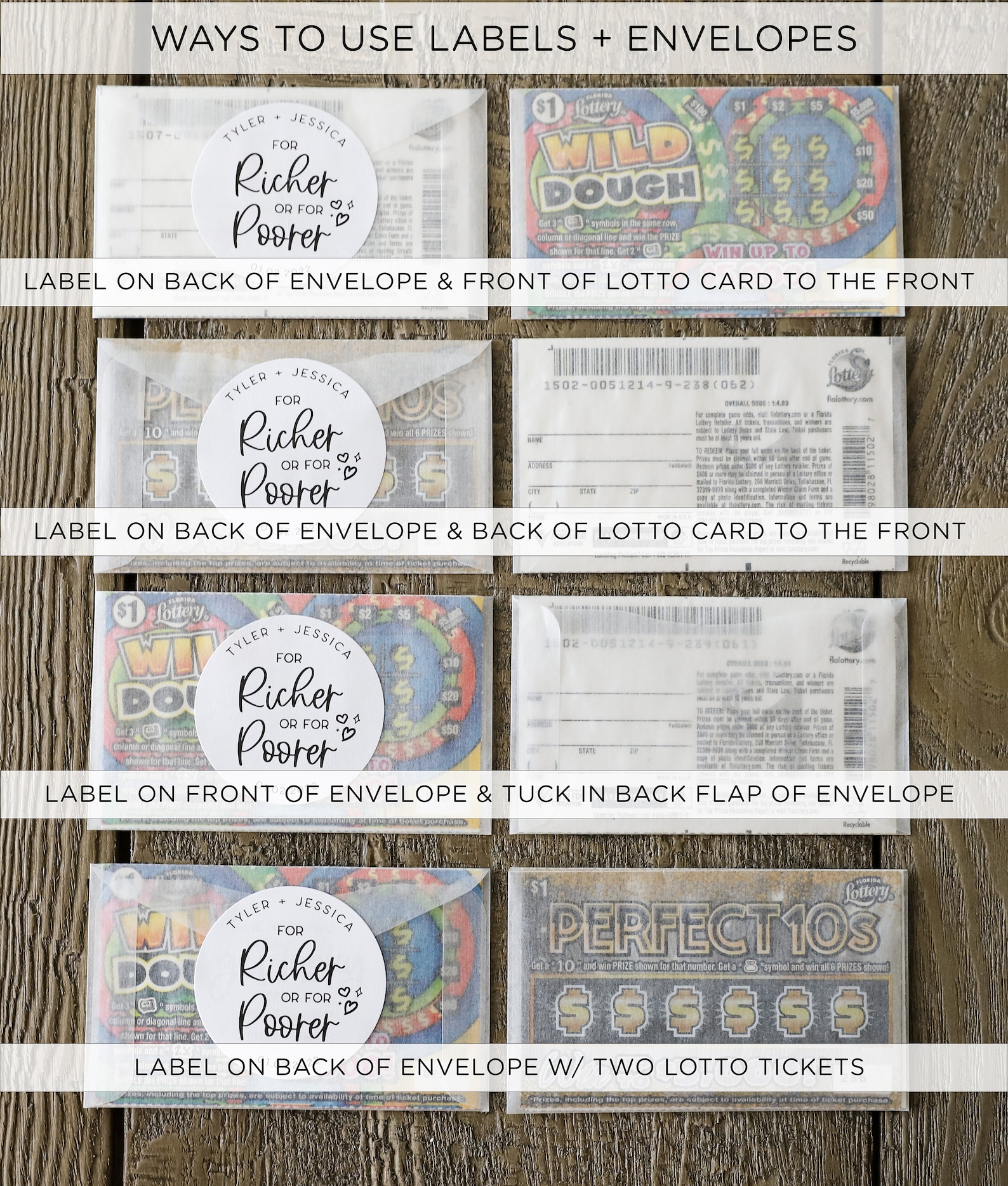 Lotto Favor Stickers Thanks a Lotto for Celebrating V4 - Etsy