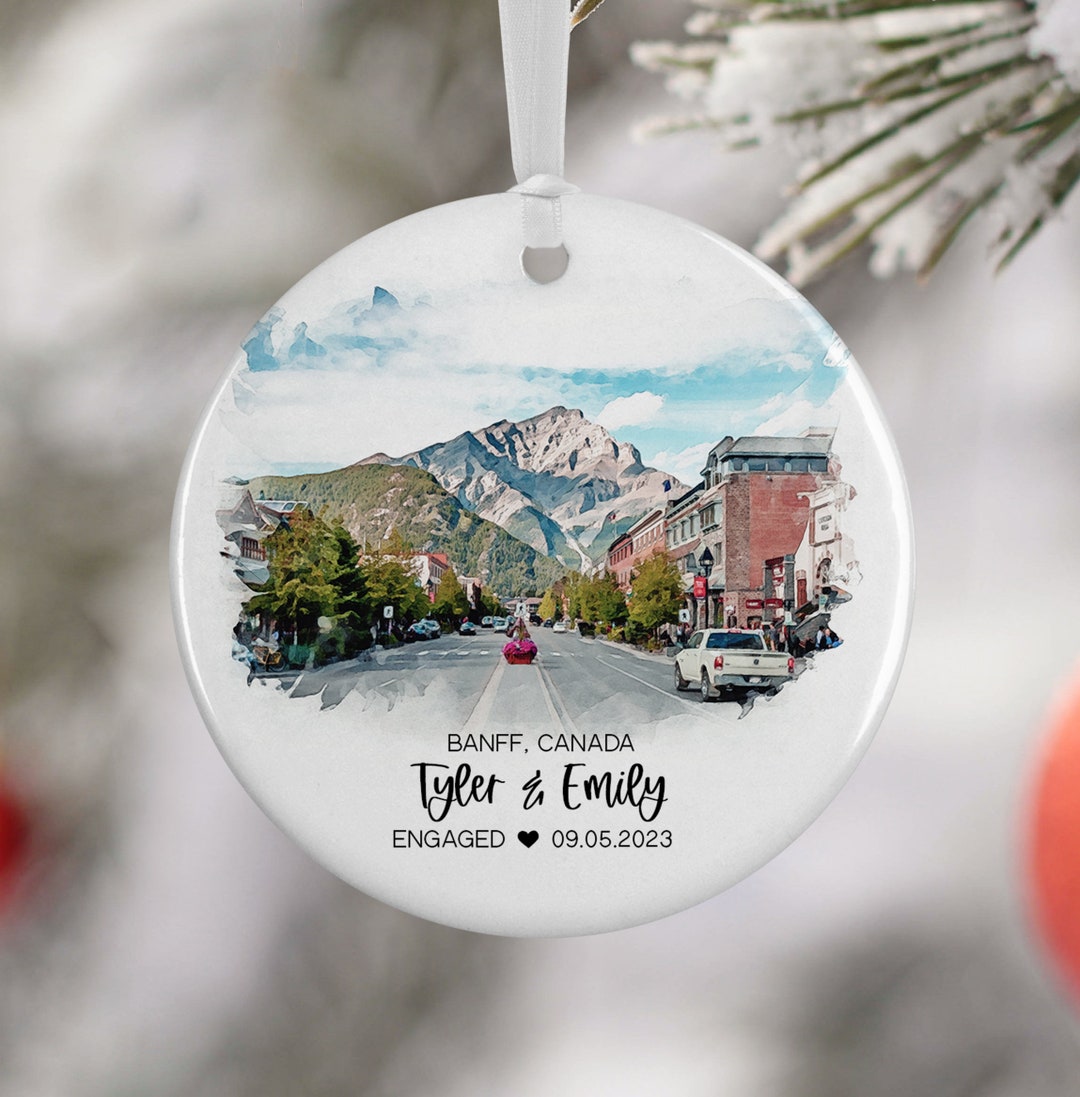 Banff Canada Ornament, Banff Vacation, Canada Vacation, Engagement ...