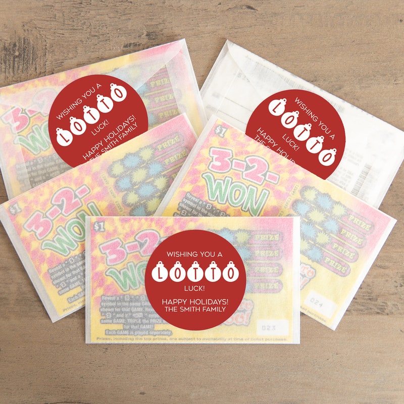Lotto Christmas Tag - Etsy