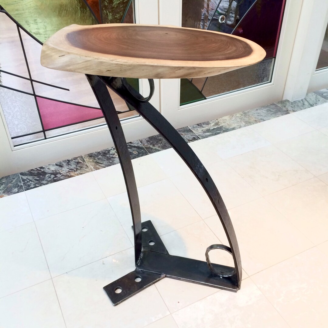 Urban-design Bedside Tables With Black Walnut Tops - Etsy
