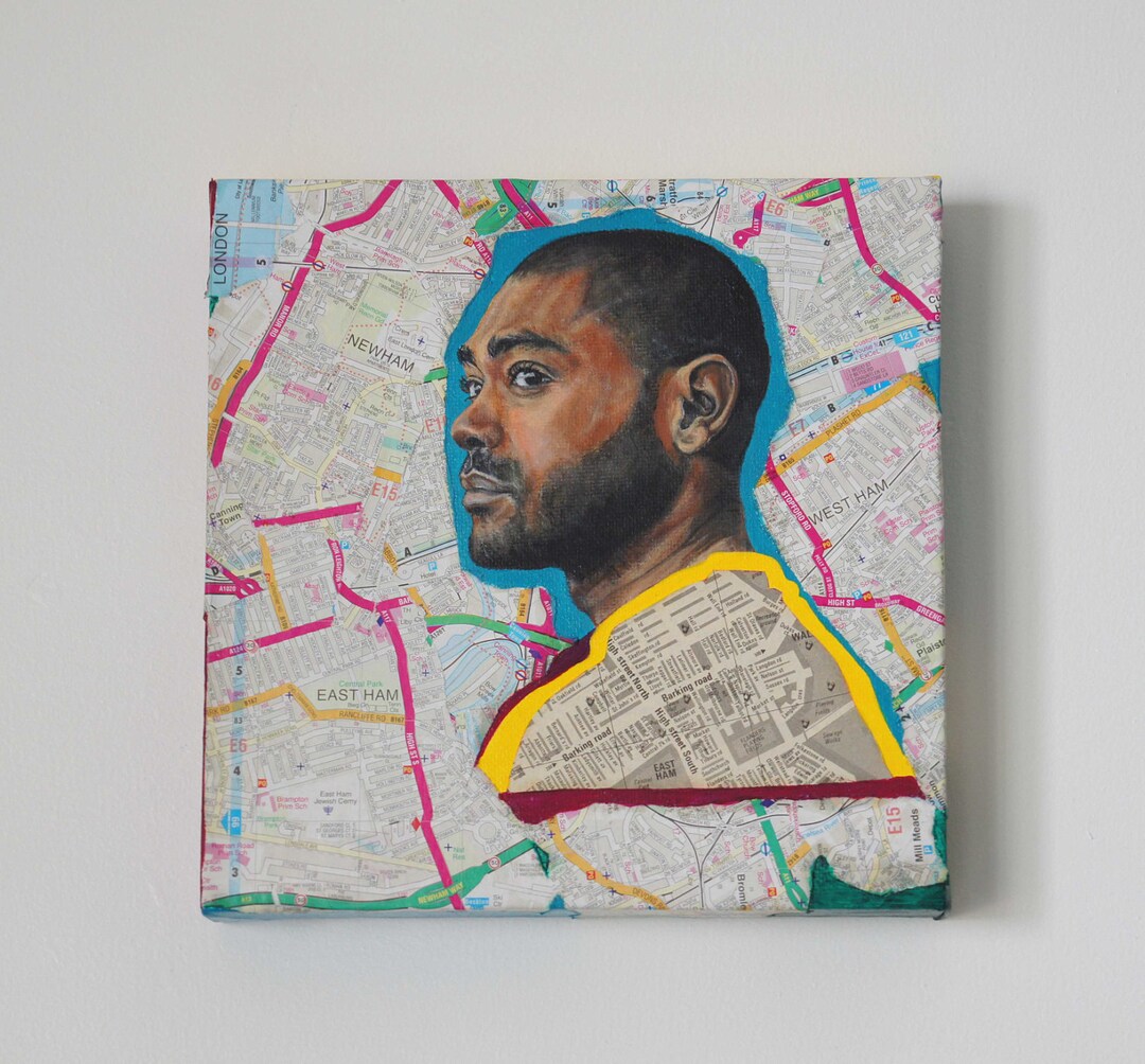 KANO Grime MC Original Oil Painting Wall Art Made in the Manor Top Boy ...