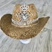 Cowboy Hat With Rhinestone Crown Embellishments and Bling - Etsy