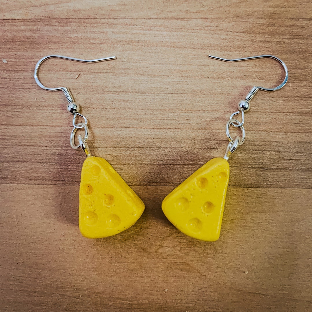 Cheesy Cheese Wedge Earrings - Perfect Gift for Cheese Lovers | Fun ...