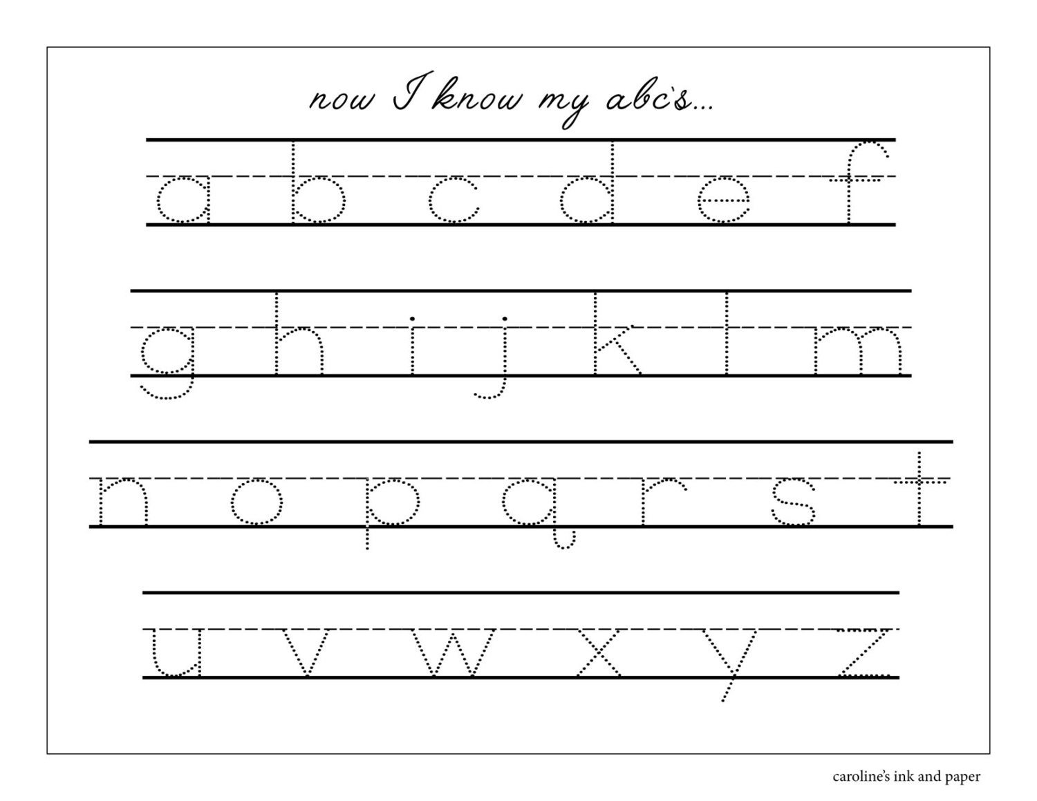Abc Lowercase - Help Your Child/preschooler Learn Their Alphabets ...