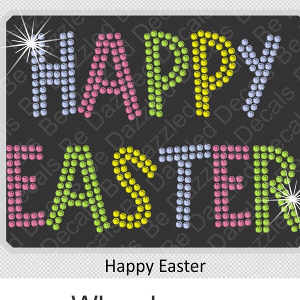 Rhinestone Easter - Etsy