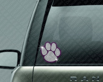 Cat Rhinestone Car Decal Rhinestone Sticker Bling Decal Cat - Etsy