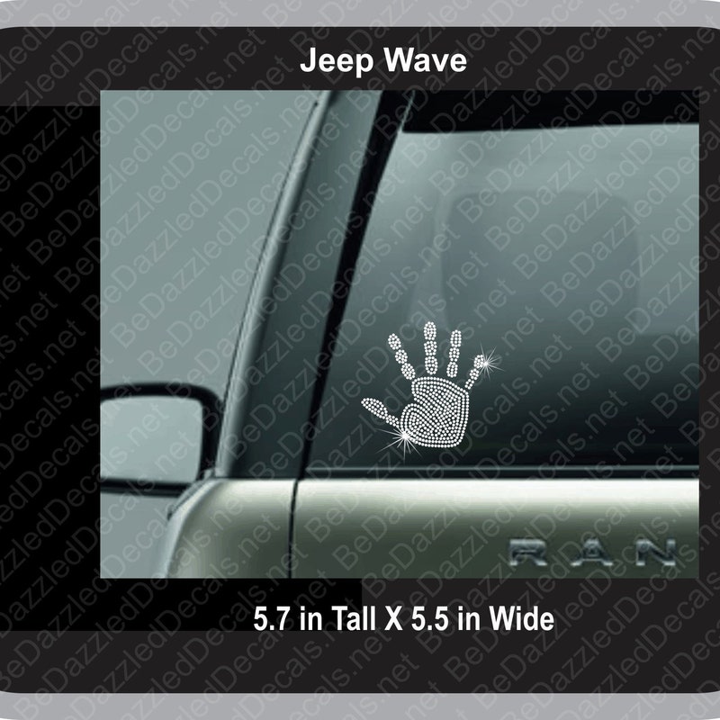 Jeep Wave Decal - Etsy