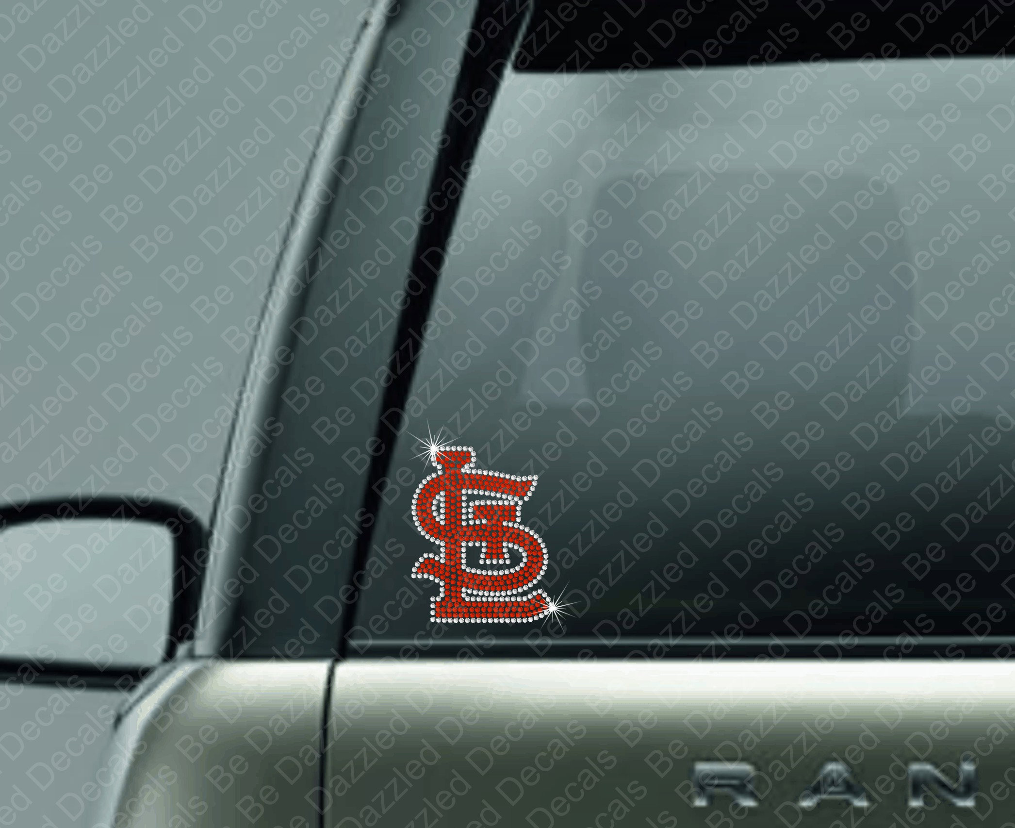 STL Rhinestone Car Decal - Etsy