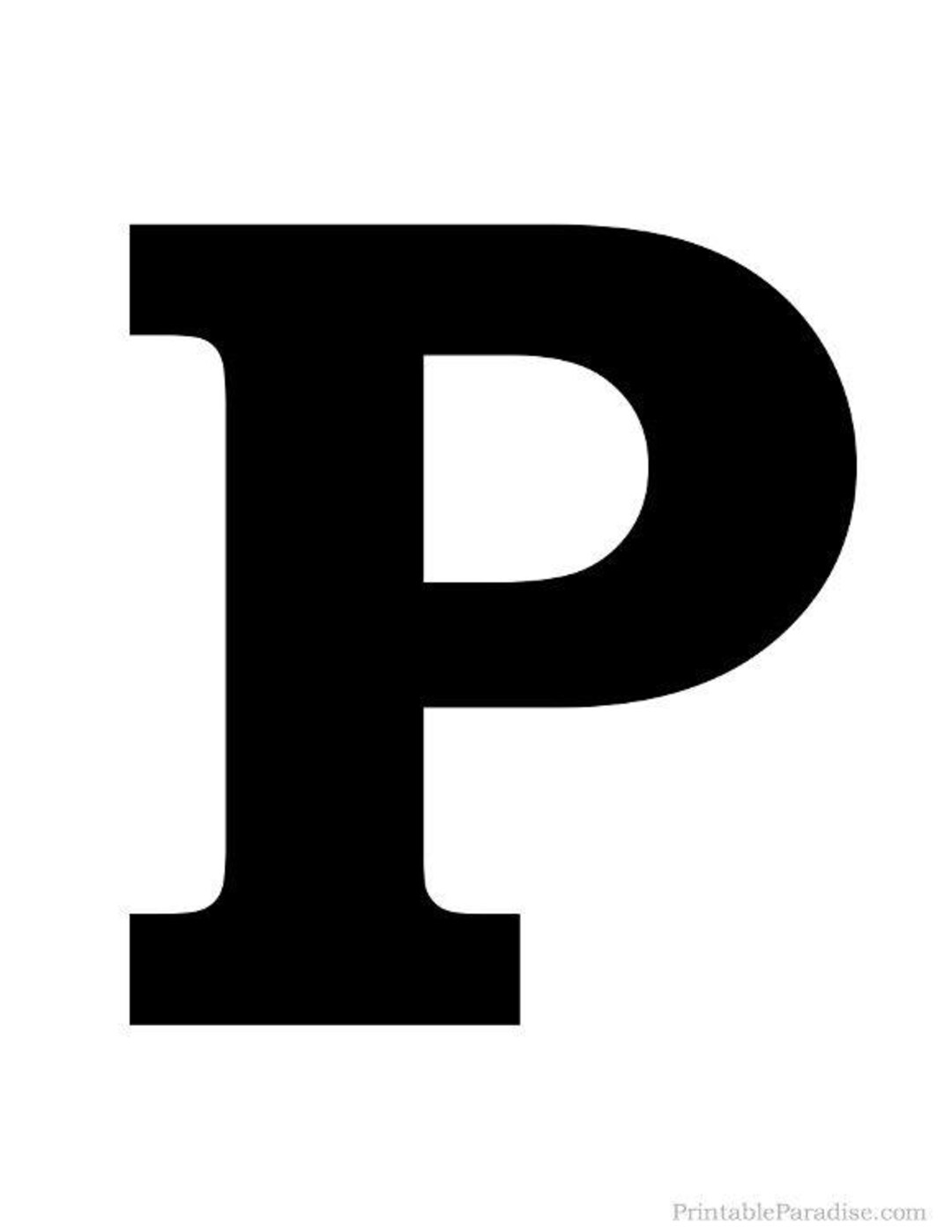 Custom Letter P - Etsy
