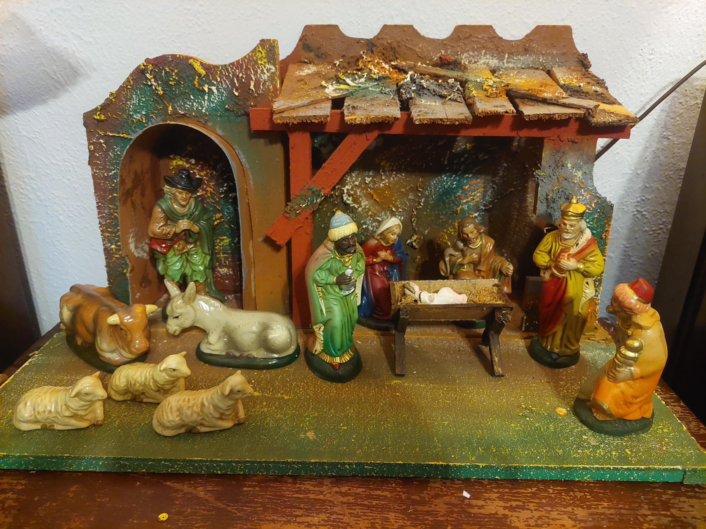 Vintage West Germany Nativity Scene - Etsy