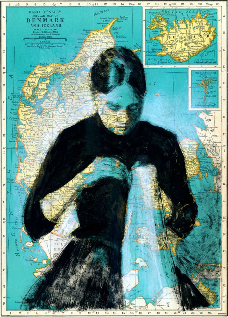 Woman Sewing, Denmark - Etsy