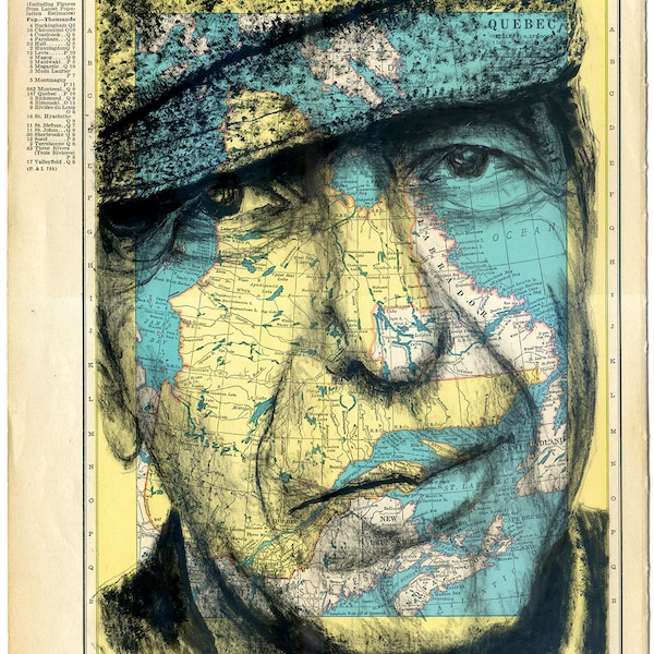Leonard Cohen Art - Etsy